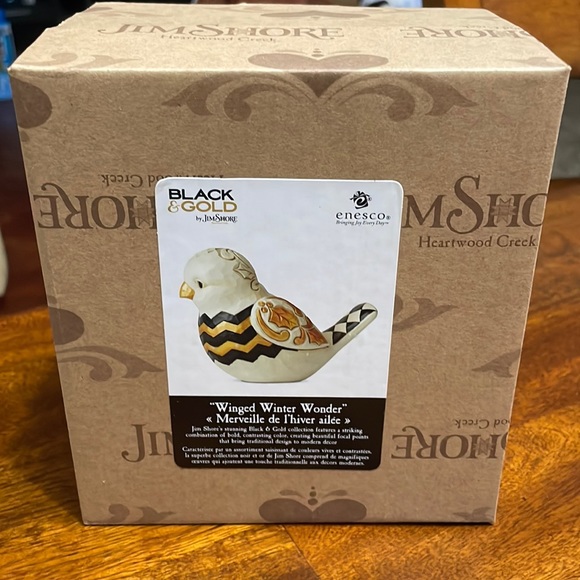 Jim Shore | Other | Jim Shore Winged Winter Wonder Bird Figurine | Poshmark